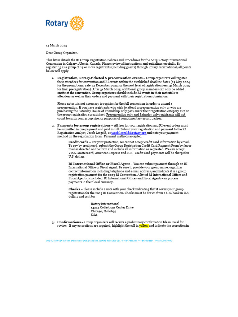 c25 Group Registration Guidelines en | PDF | Credit Card | Privacy