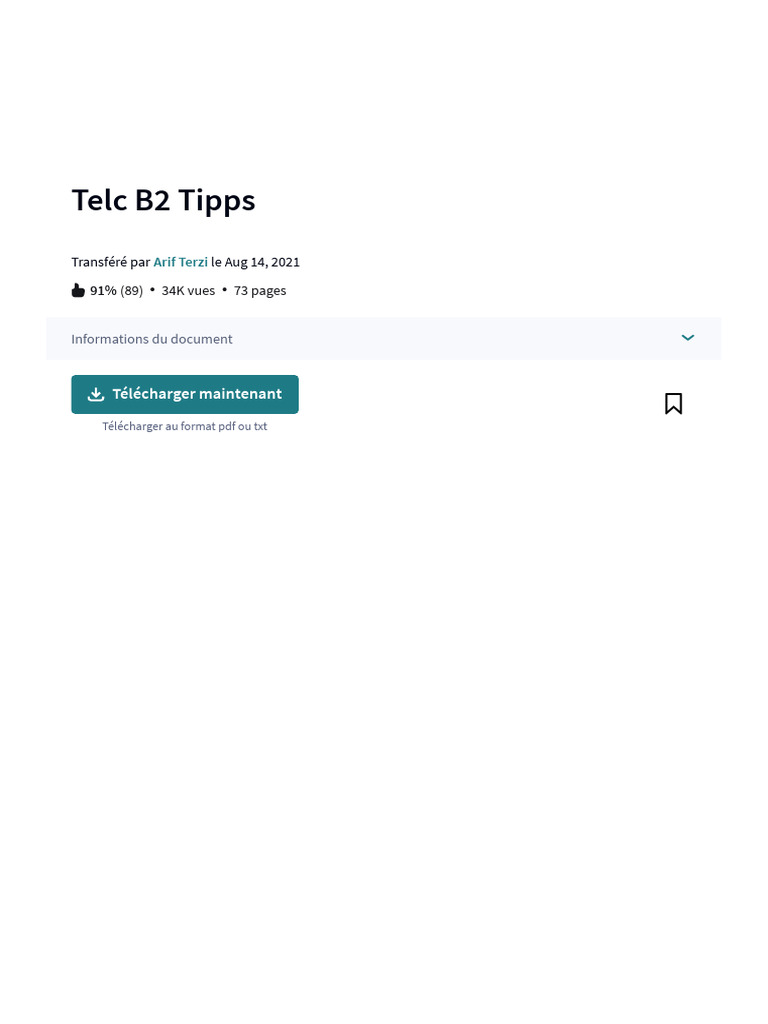 Telc B2 Tipps PDF | PDF | Informatique | Multimédia