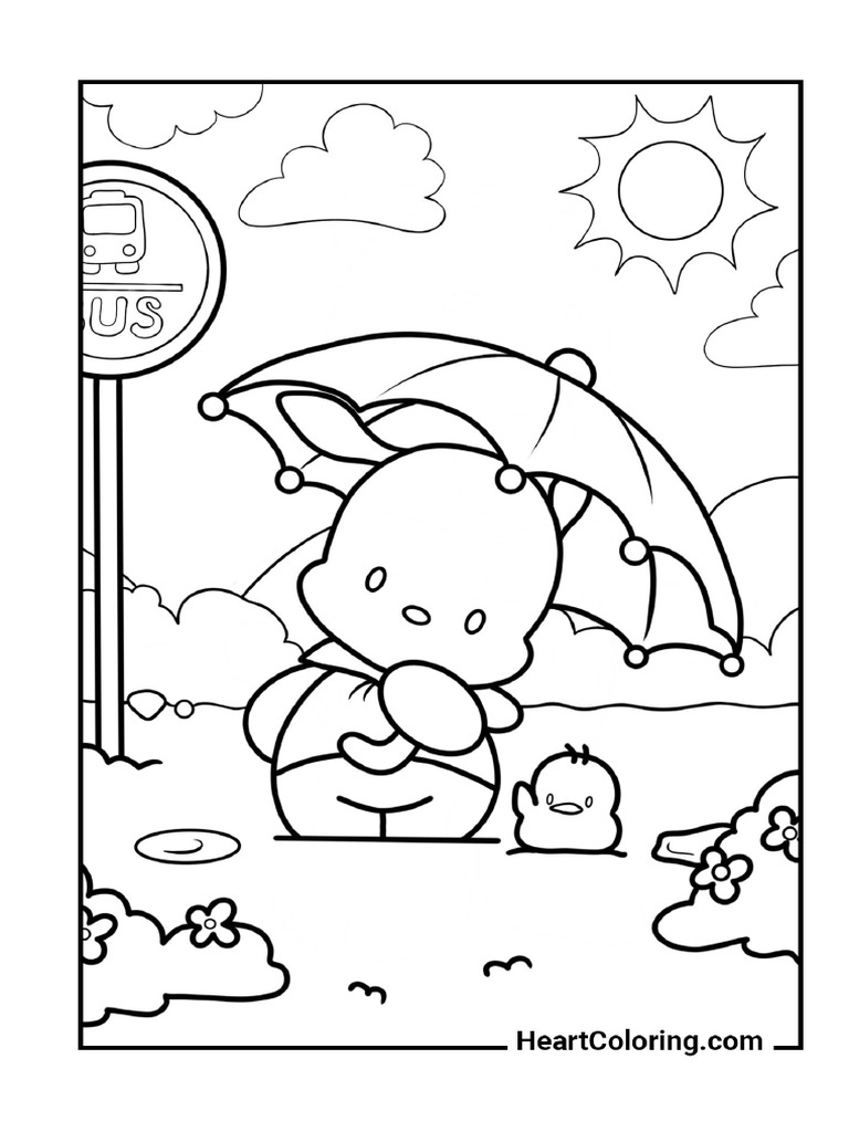 Pochacco Coloring Pages | PDF