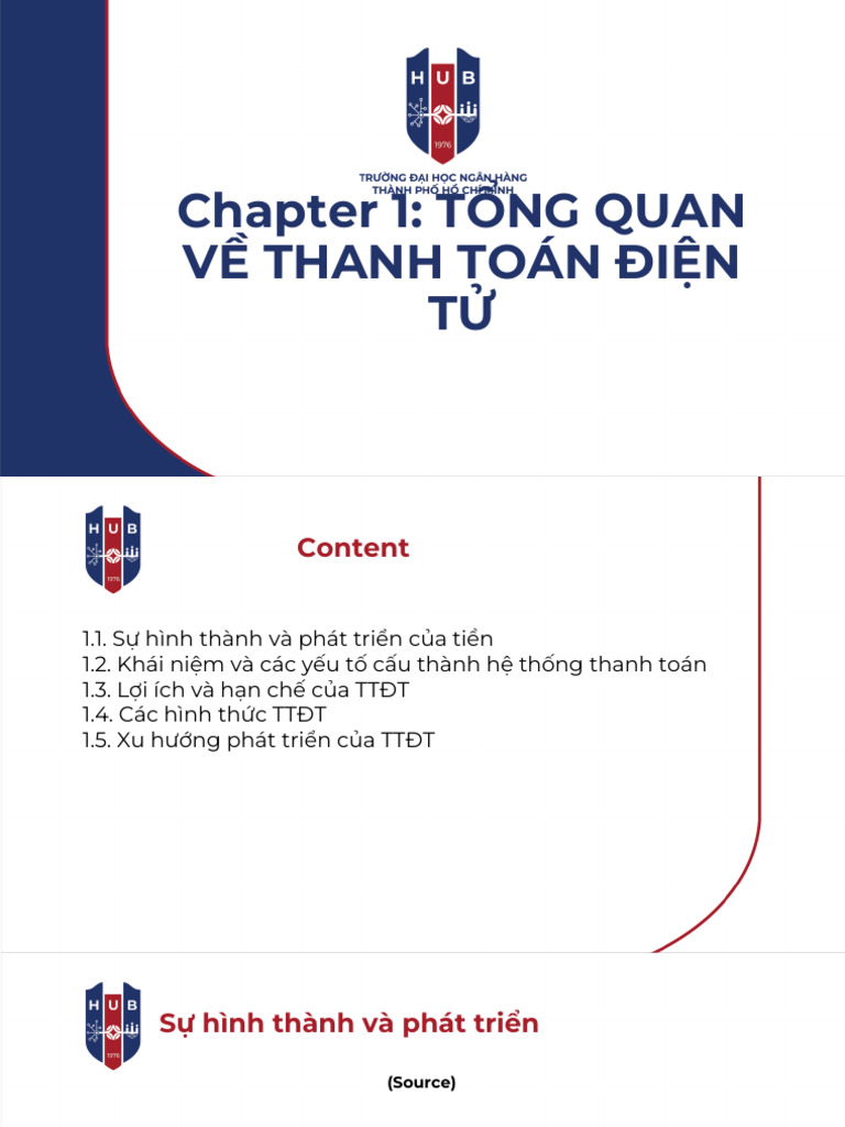 Chapter 1- Tong quan ve Thanh toan Dien tu_new | PDF