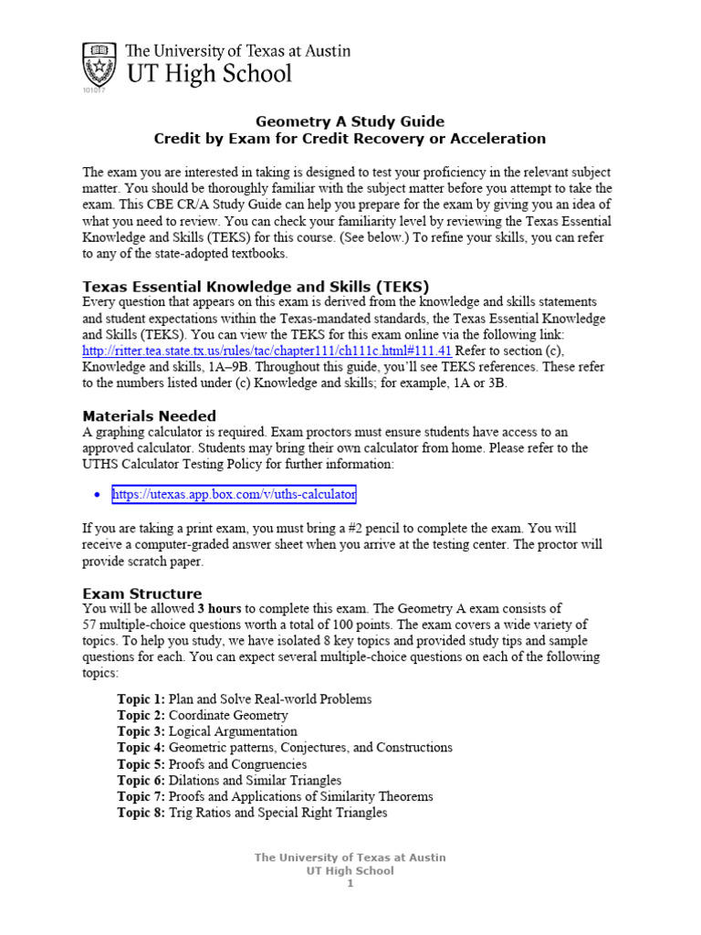 Uths Geom A | PDF | Trigonometric Functions | Triangle