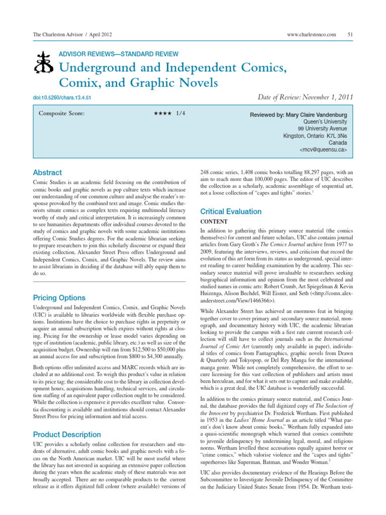 Underground and Independent Comics Comix | PDF | Comics | Comic Book