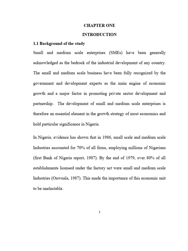 Impact of Small and Medium Scale Enterprise On Economic Development | PDF | Small And Medium ...