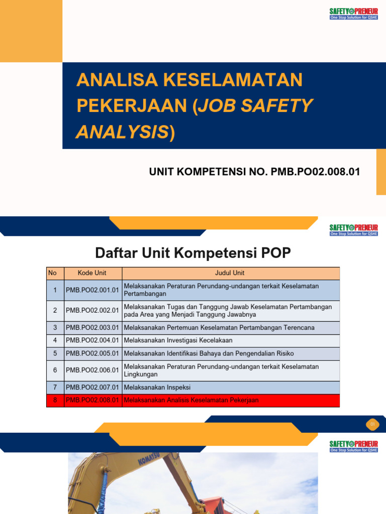 8. Job Safety Analysis | PDF