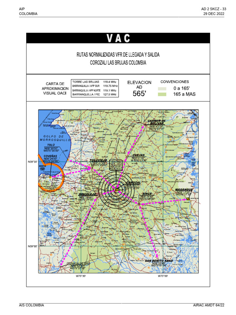 SKCZ Vac | PDF | Aeropuerto | Control de tráfico aéreo