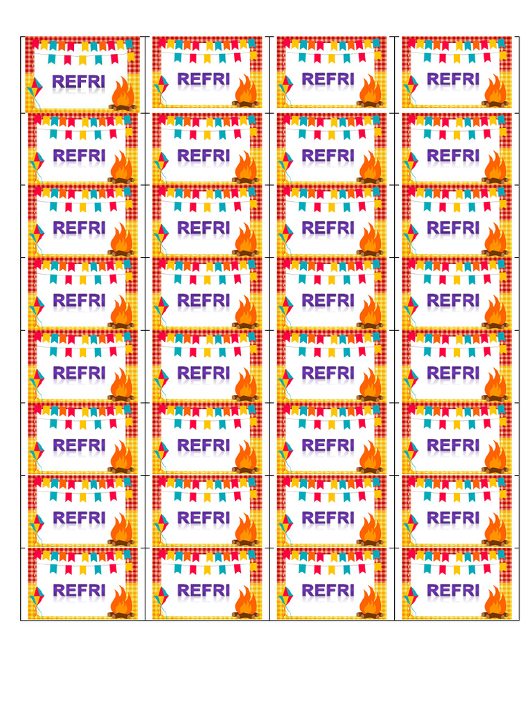 Ficha Refri 2 Folhas | PDF