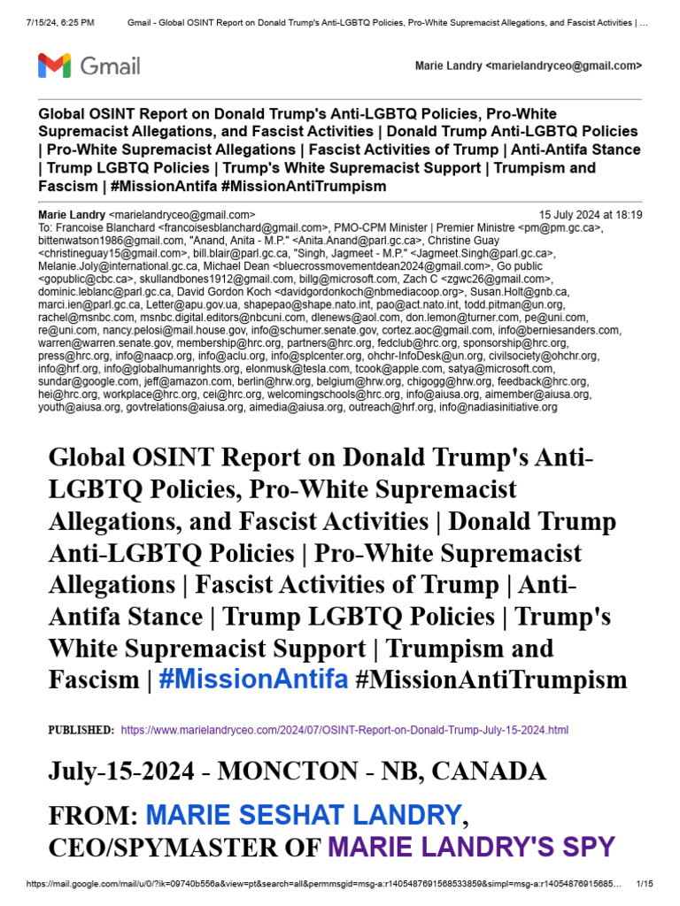 Global OSINT Report On Donald Trump | PDF | Deferred Action For ... Global OSINT Report On Donald Trump | PDF | Deferred Action For ...
