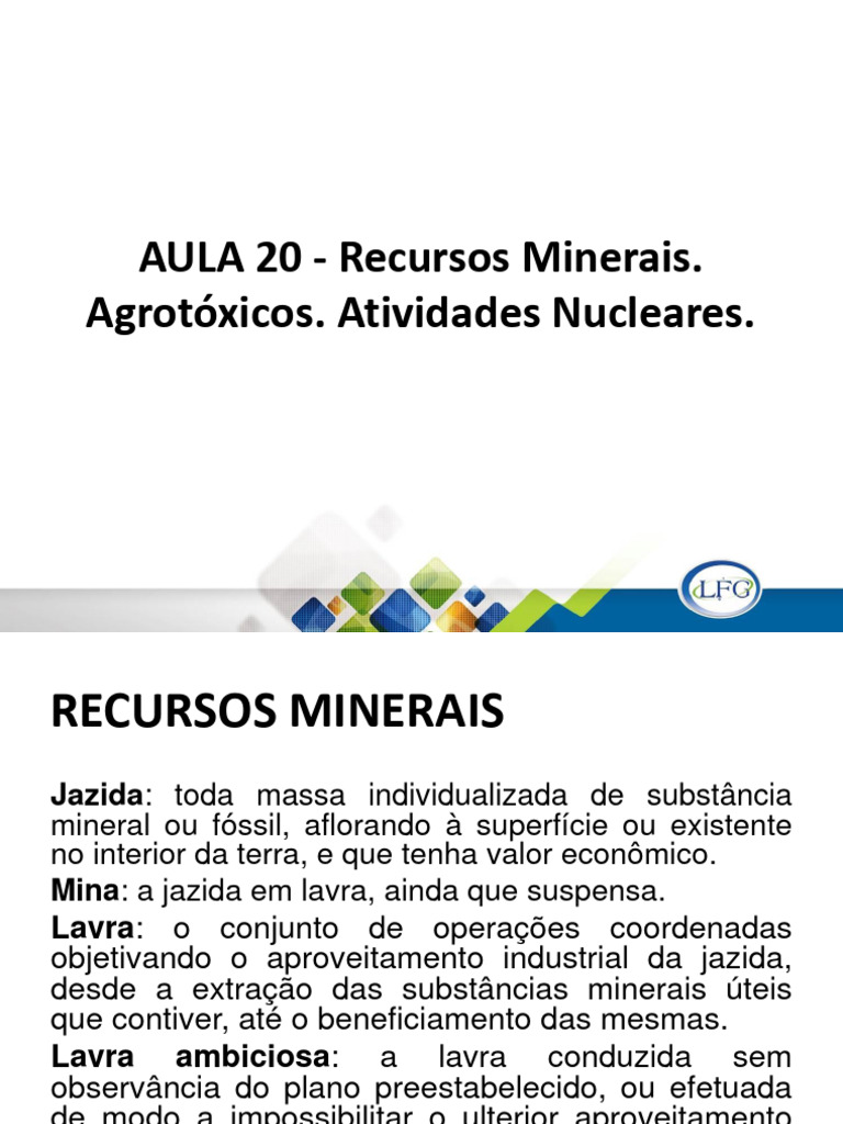 Aula 20 Recursos Minerais Pdf