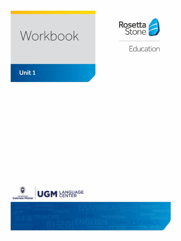 Unit 1 Workbook (All Activities) UGM | PDF | English Language | Worksheet