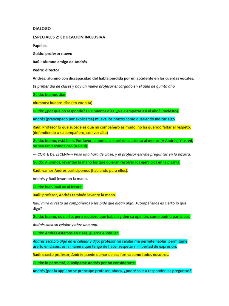 DIALOGO 1 LIBERTAD DE EXPRESIÓN | PDF