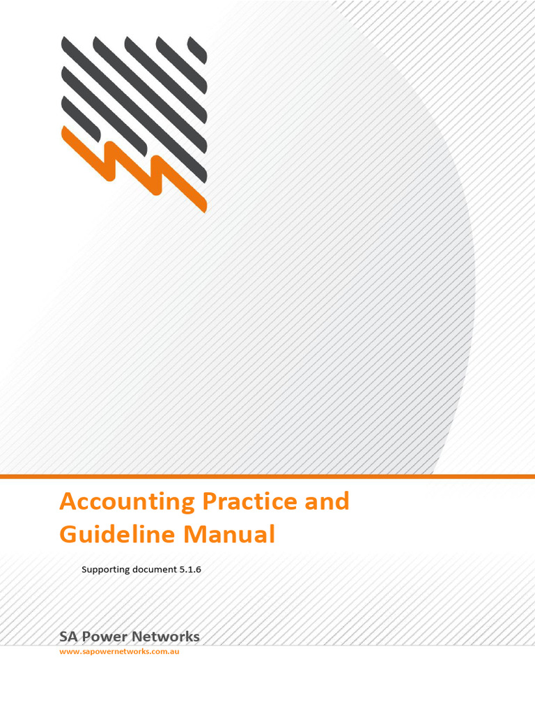 SAPN - 5.1.6 - Accounting Practices and Guidelines Manual - January ...
