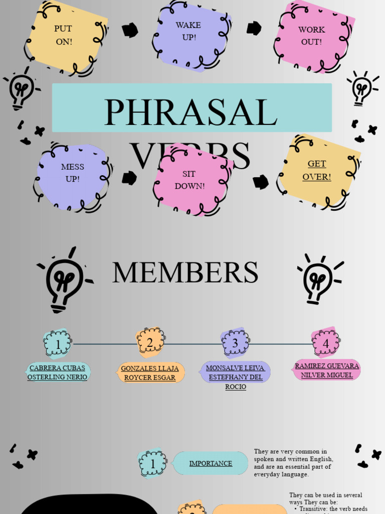 Phrasal Verbs | PDF | Verb | Object (Grammar)