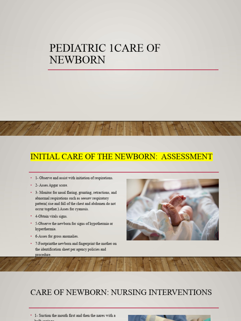 Pediatric 1 Care of Newborn | PDF | Phenylalanine | Medical Specialties