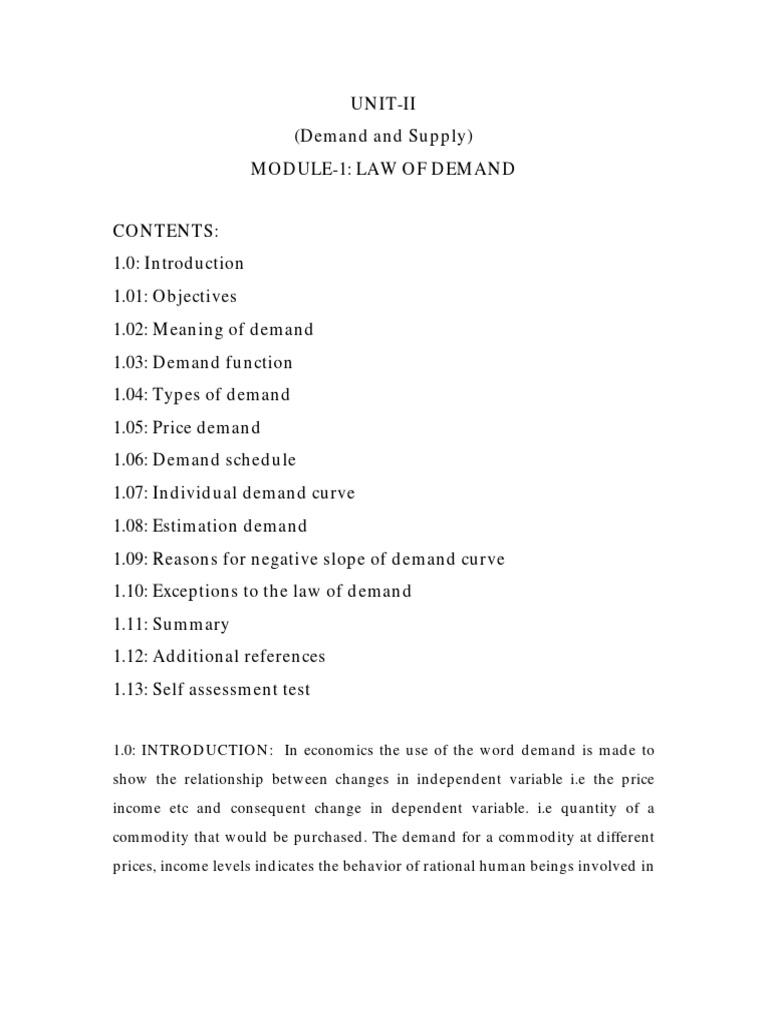MEFA Unit 2 | PDF | Demand | Price Elasticity Of Demand