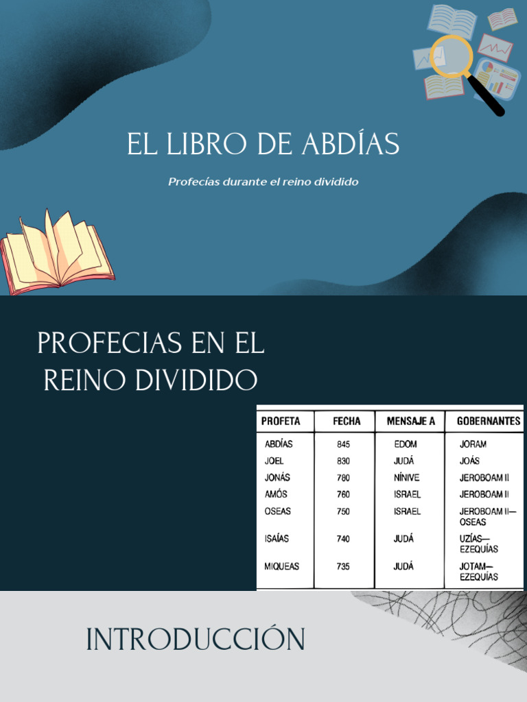 Libro de Abdías | PDF | Contenido bíblico | Nevi'im