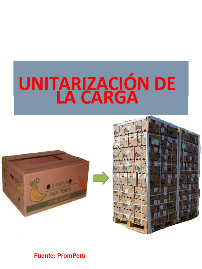 Unitarización de La Carga | PDF | Máquina elevadora | Transporte