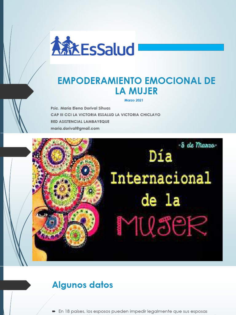Empoderamiento Emocional de La Mujer | PDF | Empoderamiento | Estudios de género