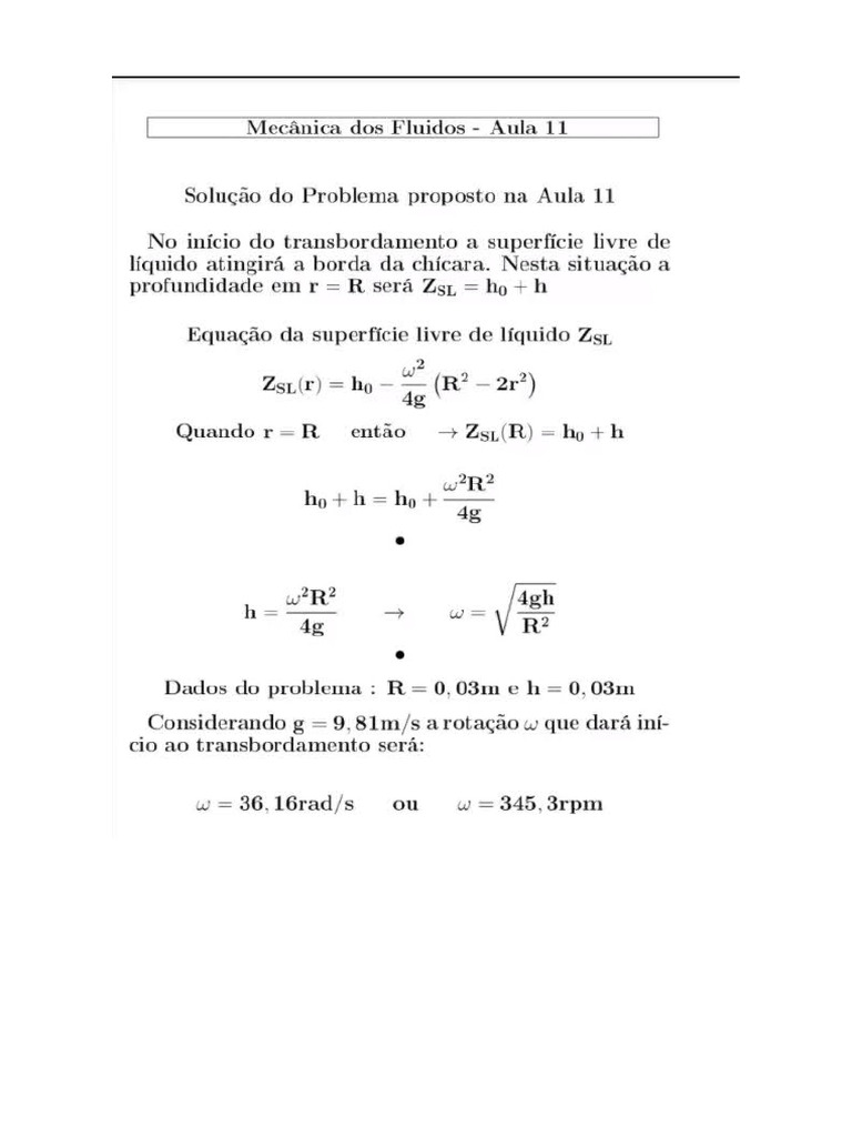 Aula 12 Fluidos 1 | PDF