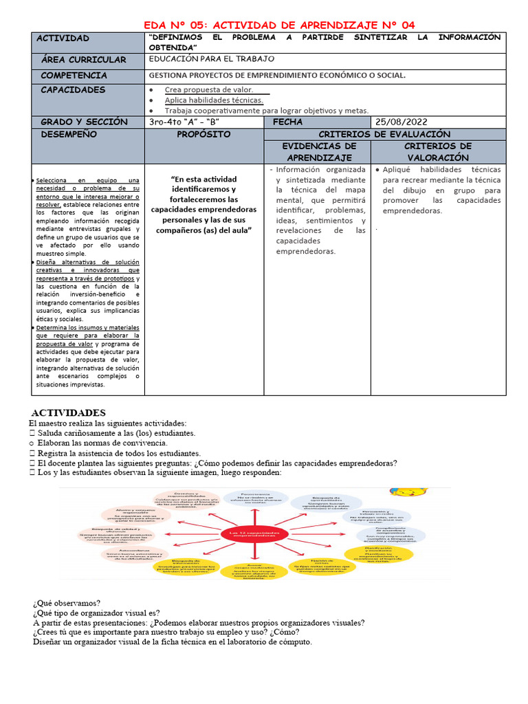ACTIVIDAD DE APRENDIZAJE 2022 | Descargar gratis PDF | Evaluación ... ACTIVIDAD DE APRENDIZAJE 2022 | Descargar gratis PDF | Evaluación ...
