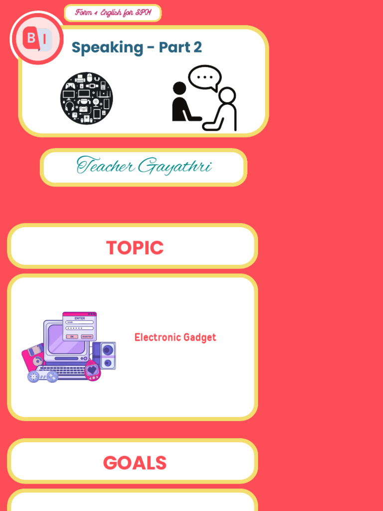 F4 - W19L1 - C35 - Speaking Part 2 | PDF | Tablet Computer | Smartphone