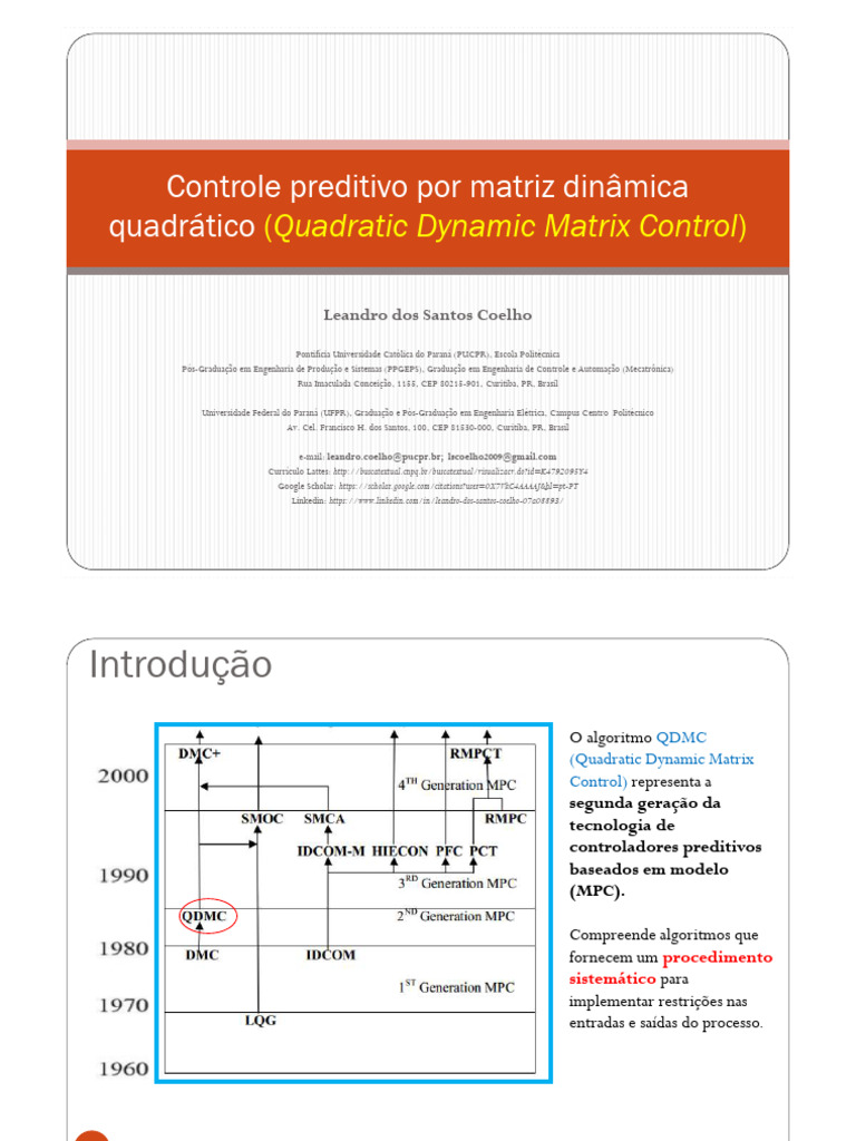 25 UFPR CA Controle Preditivo Por Matriz Dinâmica Quadrático (Quadratic Dynamic Matrix Control ...