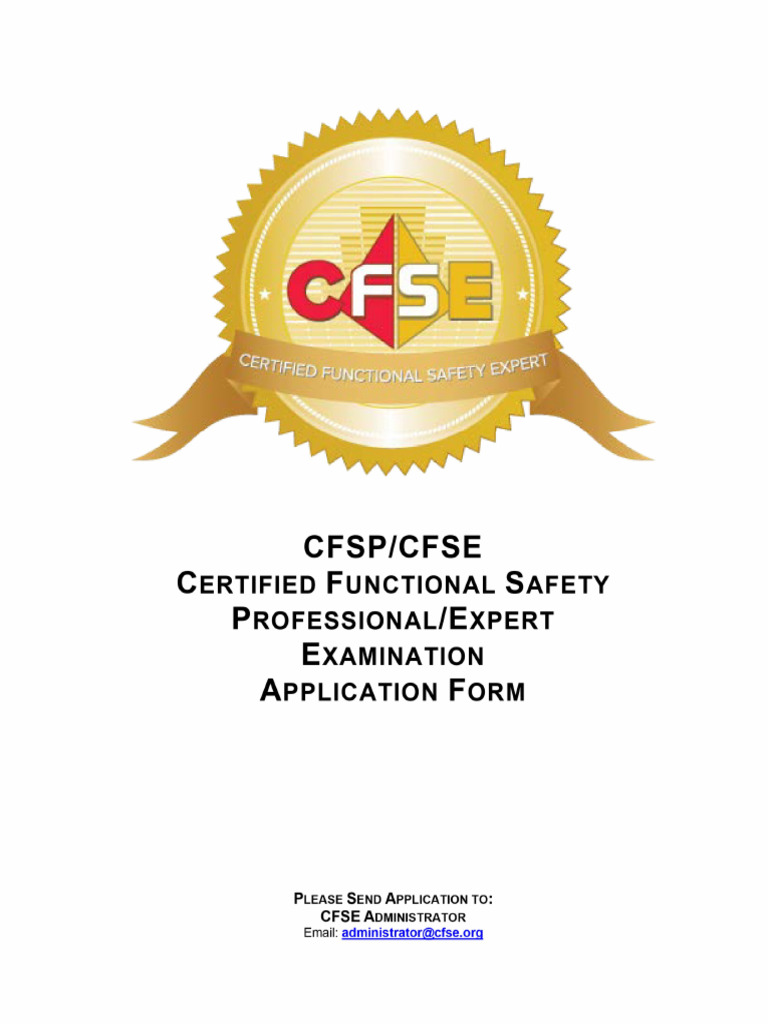 CFSE CFSP Form | PDF