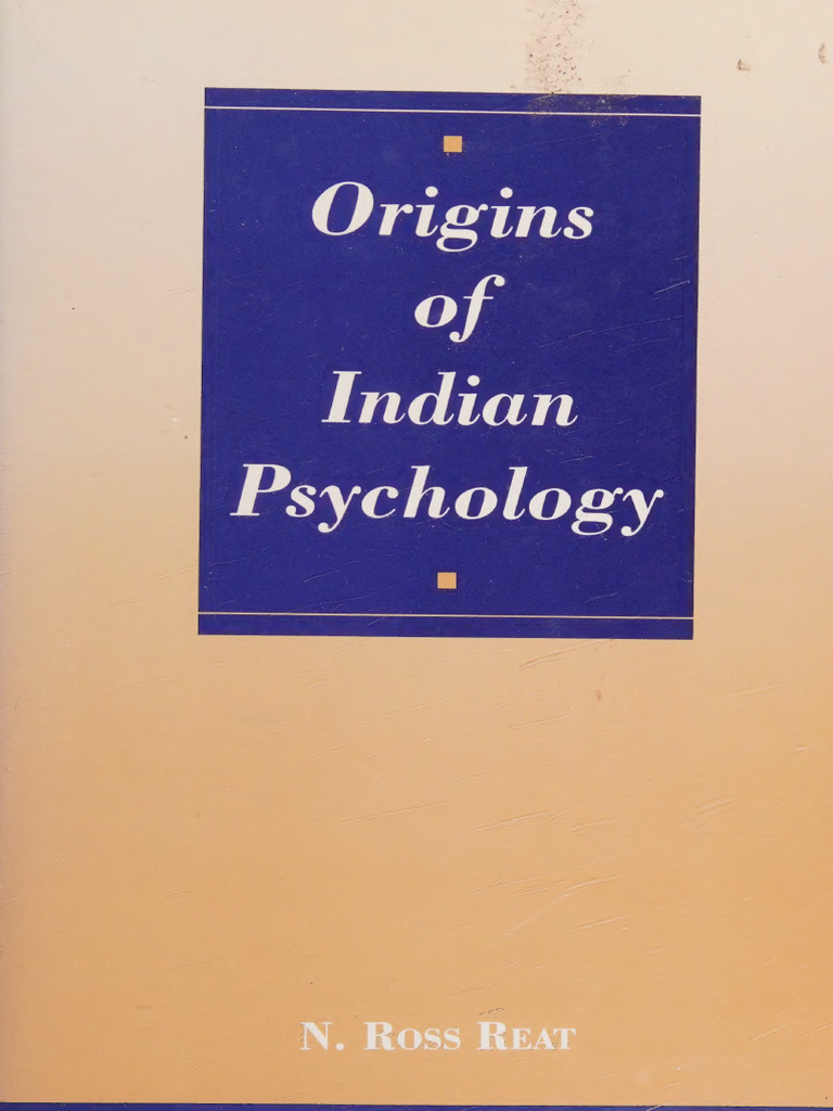 The Origins of Indian Psychology - Reat, N. Ross, 1951 | PDF | Vedas ...