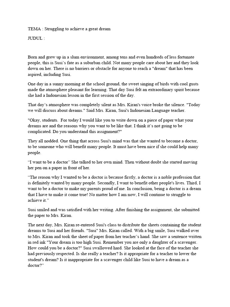 A Short Story | PDF