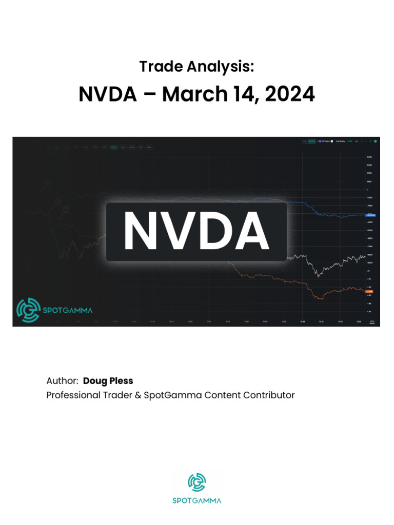 NVDA Case Study 03-14-2024 SpotGamma | PDF | Greeks (Finance) | Hedge (Finance)