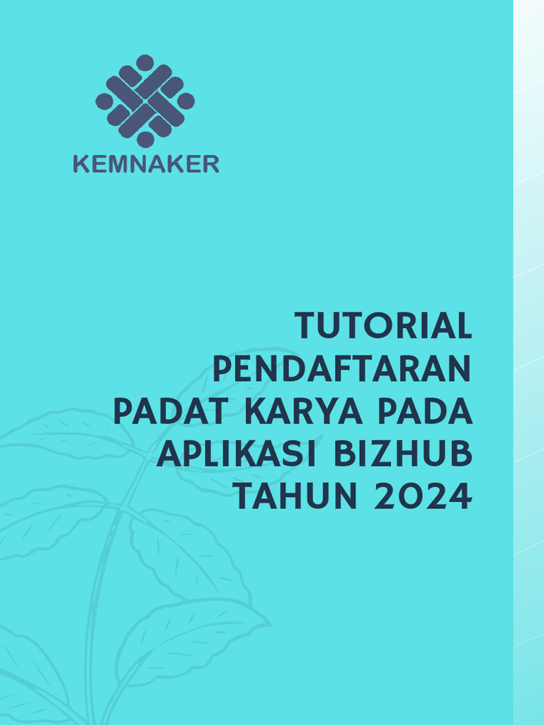 Tutorial Pendaftaran Padat Karya 2024 | PDF