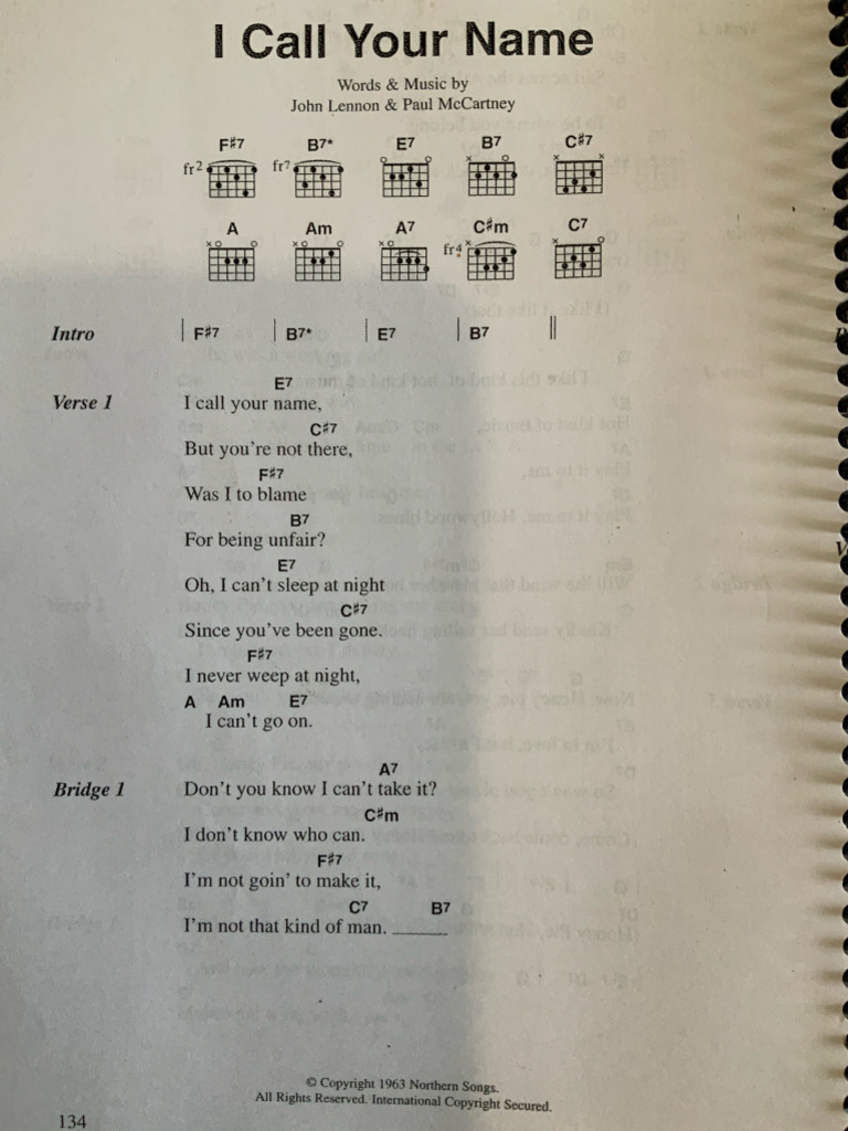 I Call Your Name | PDF