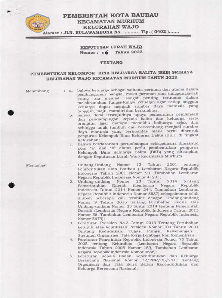 BKB Aktif dan BKB Mandiri | PDF