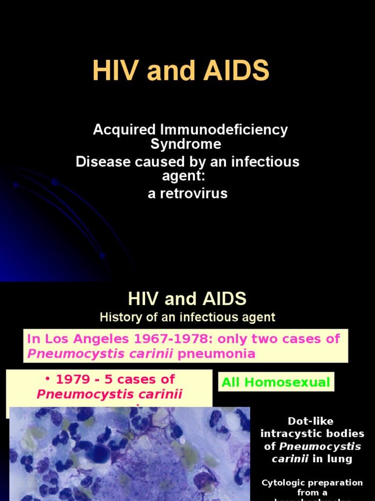 AIDS Microbiology | PDF | Hiv/Aids | Cd4