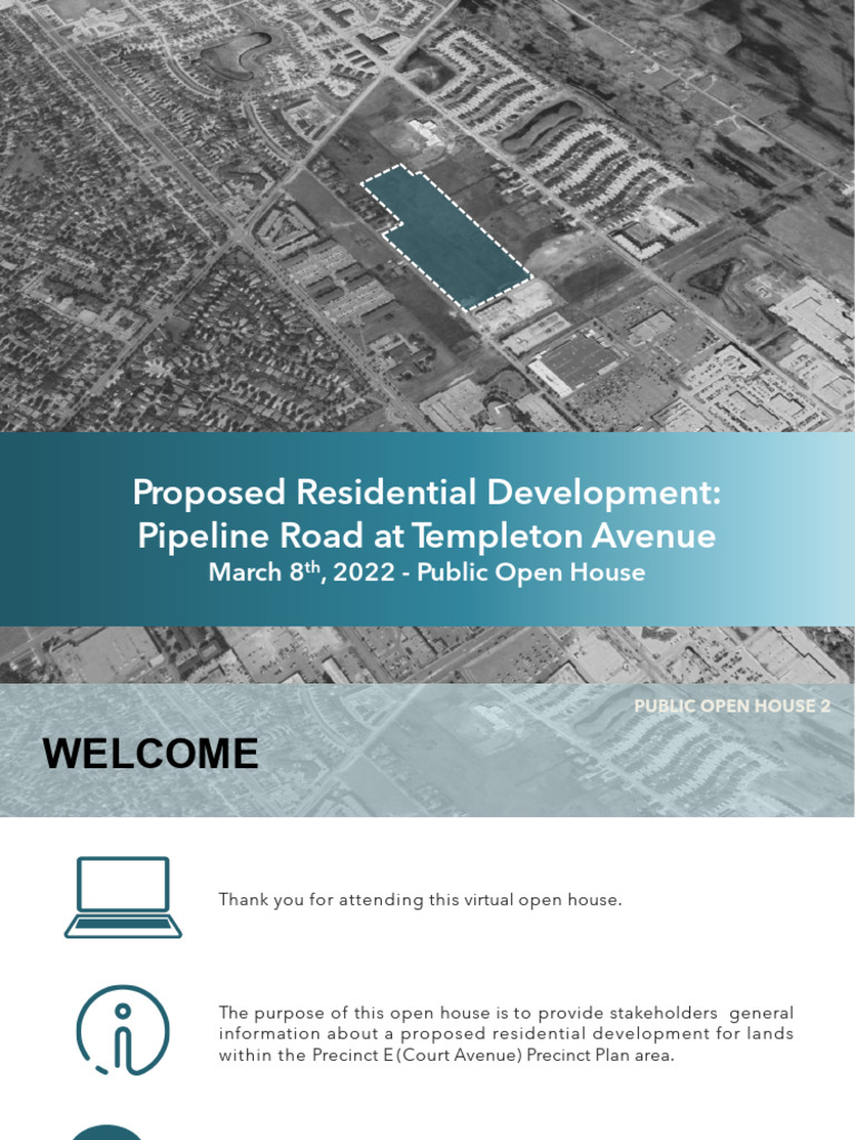 Proposed Residential Development: Pipeline Road at Templeton Avenue ...