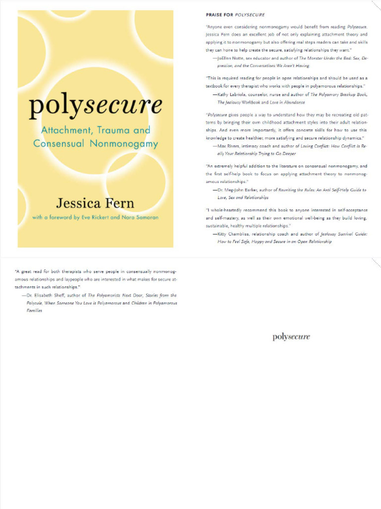 Polysecure Attachment Trauma and Consensual Nonmonogamy | PDF