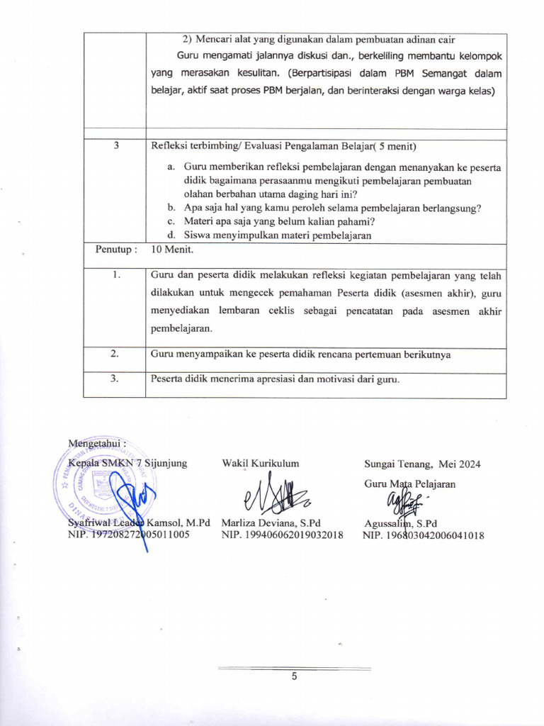 tanda tangan modul | PDF