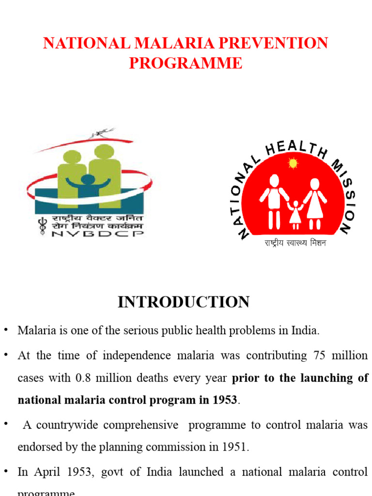 National Malaria Control Programme Overview | PDF | Malaria | Plasmodium