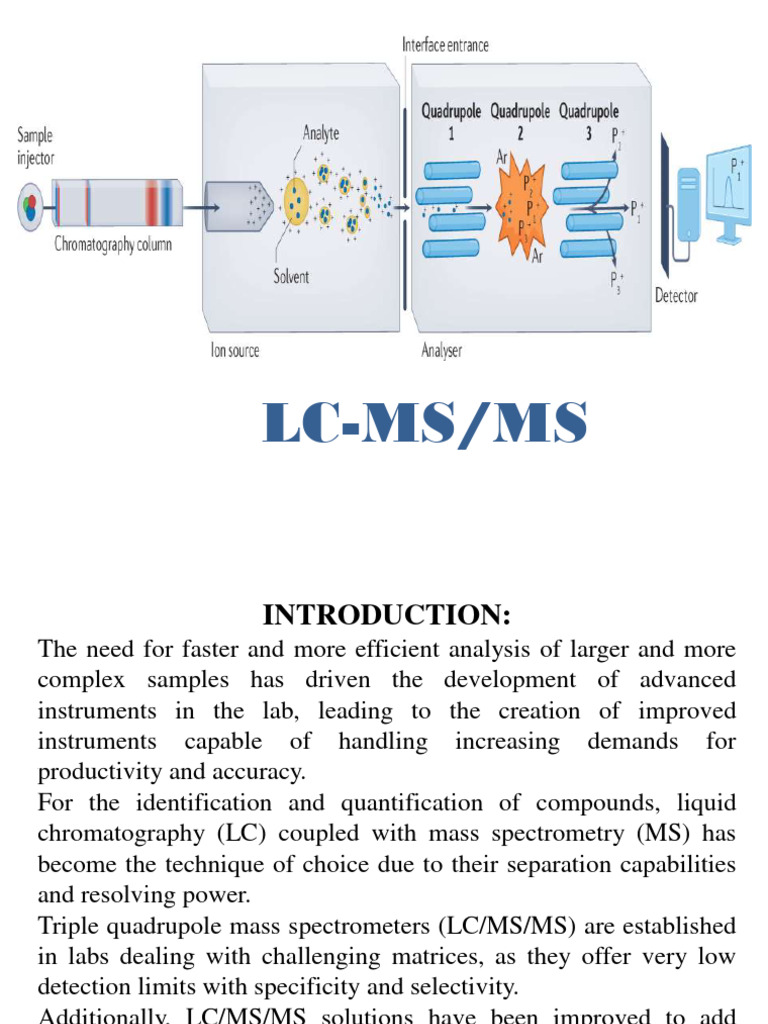 LC MS MS | PDF | Mass Spectrometry | Electrospray Ionization