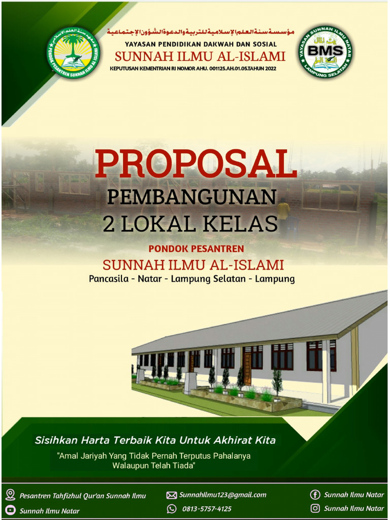 Update Proposal Pembangunan Sunnah Ilmu | PDF