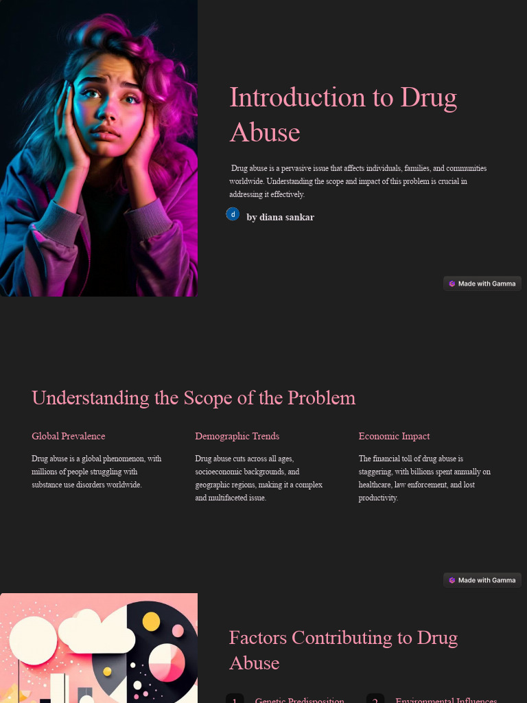 Introduction To Drug Abuse | PDF | Substance Dependence | Substance Abuse