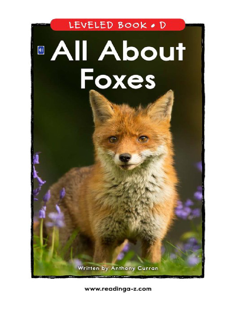 All About Foxes | PDF