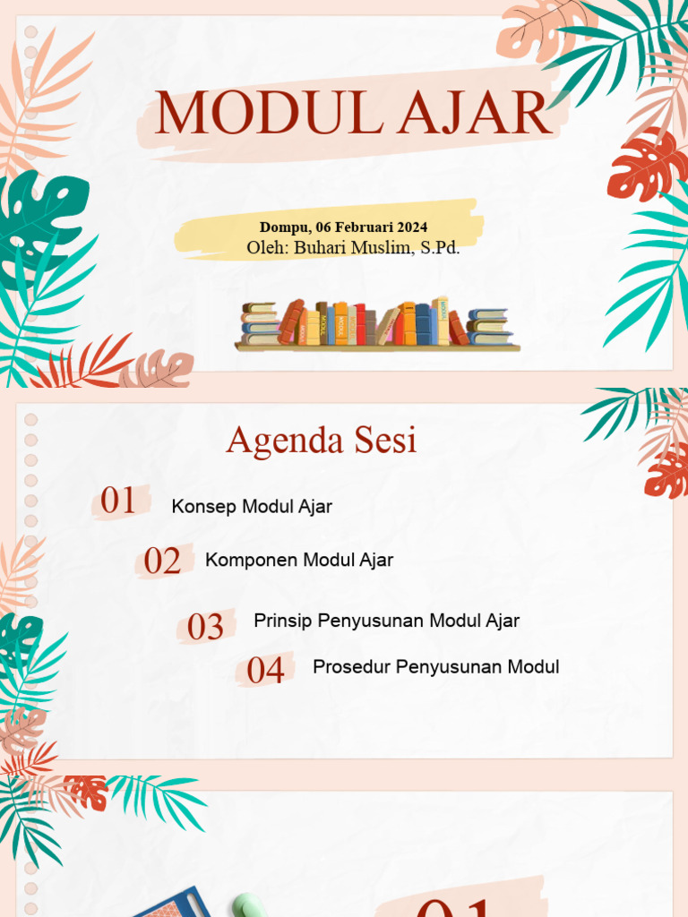 Presentasi Modul Ajar 2024 | PDF | Karier & Perkembangan