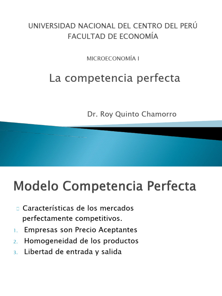 La Competencia Perfecta: Universidad Nacional Del Centro Del Perú ...