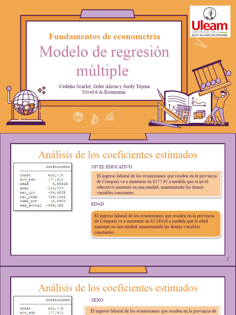 6a - Modelo de Regresion Multiple - Fde | PDF | Valor P | Método científico