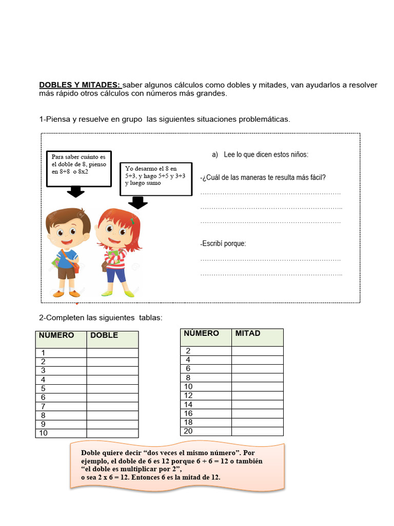 Actividades de Multiplicación y División 3 Grado 2019 | PDF ...