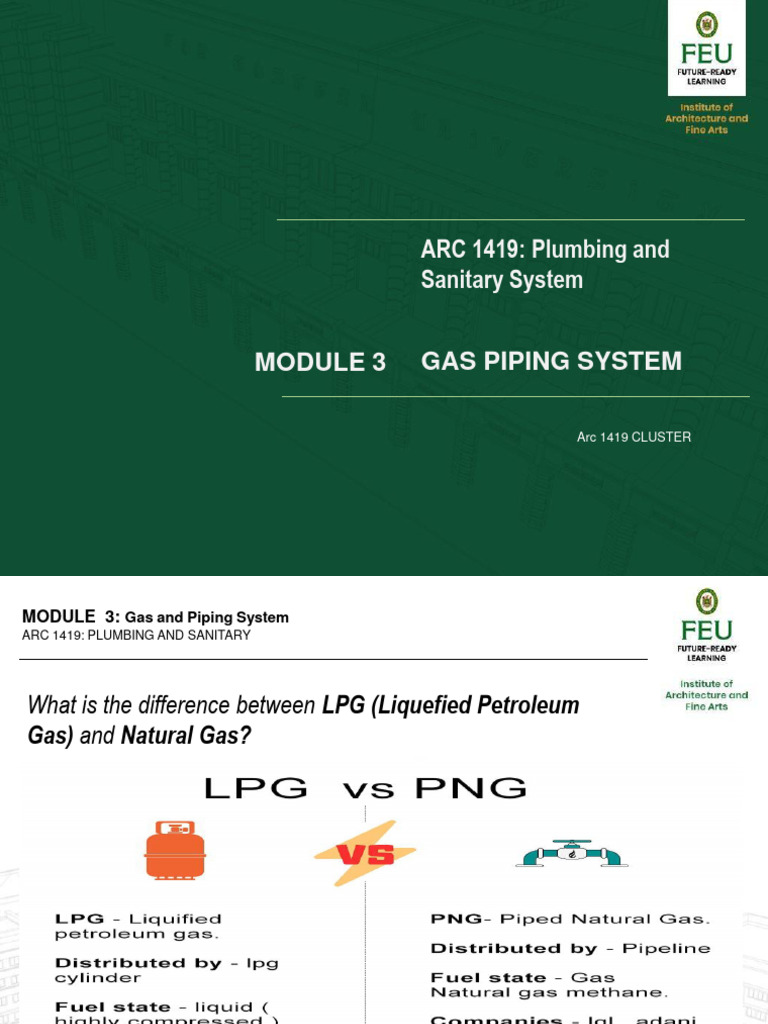 Gas Piping System | PDF | Pipe (Fluid Conveyance) | Valve