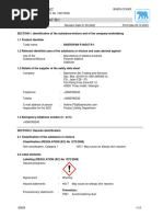 Safety Data Sheet Permatreat® Pc-191T: Section: 1. Product and Company ...