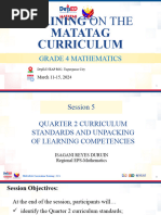 General Shaping Paper of The Matatag Curriculum | PDF | Communication | Art