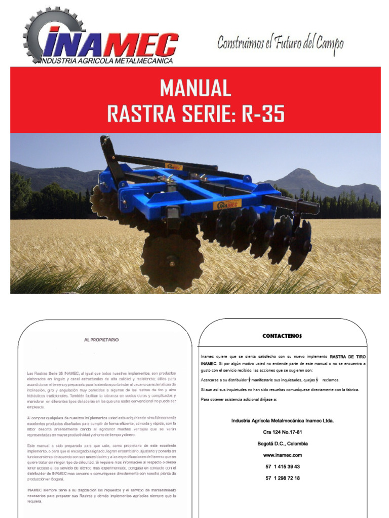 Rastra_R35 | Descargar gratis PDF | Tornillo | Arandela (Hardware)
