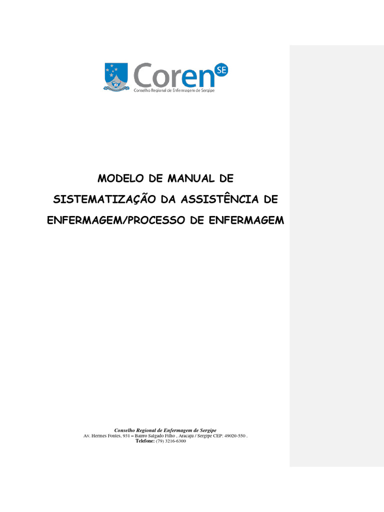Modelo Sae | PDF | Enfermagem